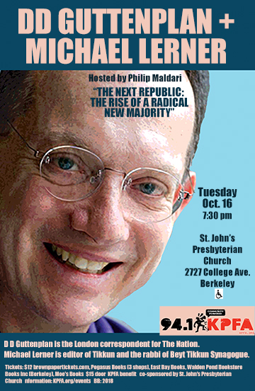 In Conversation with D.D. Guttenplan | KPFA