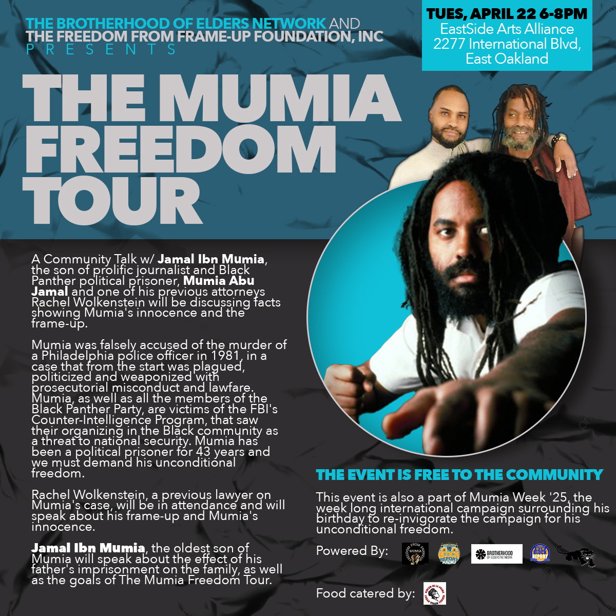 A Conversation with Jamal Ibn Mumia the son of Mumia Abu-Jamal Update and HellaTown Oakland | KPFA